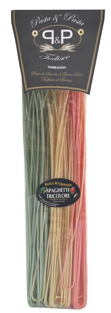 SPAGHETTI TRICOLORE LUNGHEZZA 40 CM - PASTA E PASTA